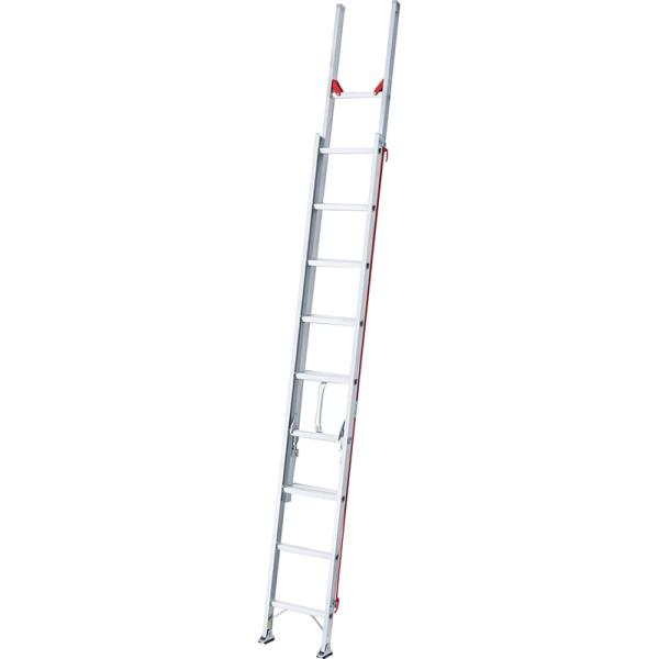 正面から乗り移れるはしご！商品特徴2連はしご。初めてでも使いやすい。正面から乗り移れるはしご。最大使用質量：100kgアルミ、バルジ、トリプル滑車、かみ合わせ、水準器。別途運賃の場合あり。