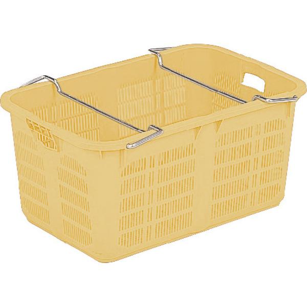 本体6色のラインナップで色による管理が容易＜用途・特徴＞・全面網目のネスティングコンテナー