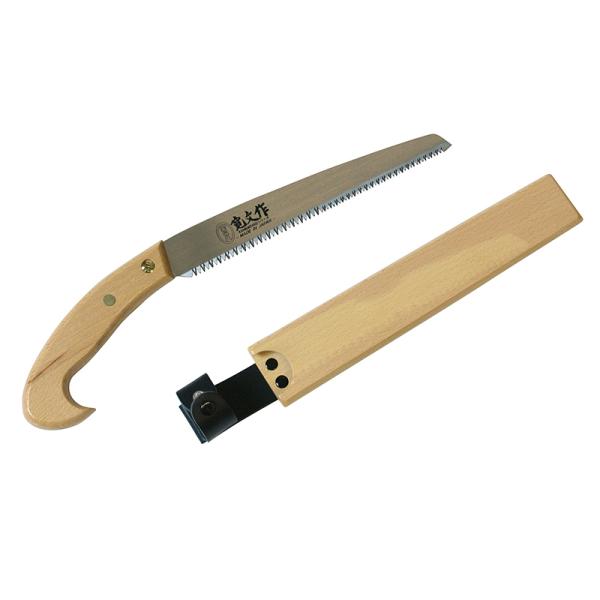 ＜用途＞・果樹剪定作業に。＜特長＞・収納や持ち運びに便利な鞘付タイプ。・鋸身は、本焼入れをし、刃先に衝撃焼入れを施すことにより、硬度、切れ味、持続性がアップ。・グリップ部、鞘はブナ材を使用し、ニス塗り仕上げをしております。・挽き始めと挽き終...