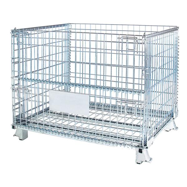 独自の新3層メッシュ構造を採用し、軽量なのに高強度を実現しました。＜商品特徴＞・組立、折りたたみが簡単です。・折りたたみ時には保管スペースが小さく出来ます。・段積みができ、空間が利用できます。・表面処理 ユニクロメッキ・看板は標準装備です(...