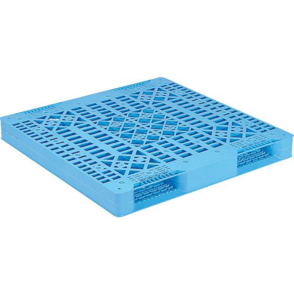 ２方差し両面使用型・リンゴ用＜用途・特徴＞・静荷重：4000kg・動荷重：1000kg・両面使用型製品・２方向からフォーク爪が差し込めるパレットです。・比較的強度のあるパレットで自動倉庫使用に適しています。・リンゴ用パレット。