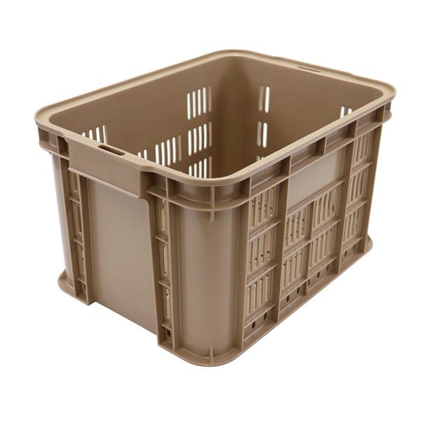 ＜用途・特徴＞・果実や野菜の採集、集荷、選果、運搬、貯蔵等、産地から市場までの用途の広いコンテナーです。・漁業、農業、青果その他多くの業種のお客さまにお使いいただいております。・メッシュ構造で通気性が良い設計。