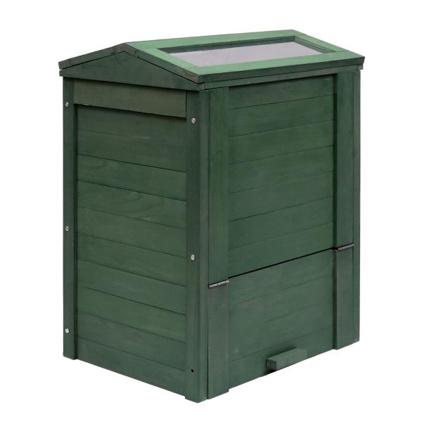 商品特徴イングリッシュ・ガーデン風のデザイン＆カラーが美しいコンポスト。「あのオシャレなの、何？」とお客様と話がはずみそう。大容量ですが縦長で省スペース。しっかりしているので大胆にかき混ぜることができ、下から堆肥を取り出せるのも魅力。「底板...