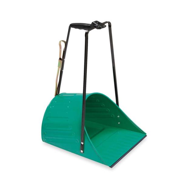 集めたゴミが風で飛ばされにくいドーム型チリトリ。＜商品特徴＞・ゴミを一度に収集できる大型タイプです。・ハサミ付です。