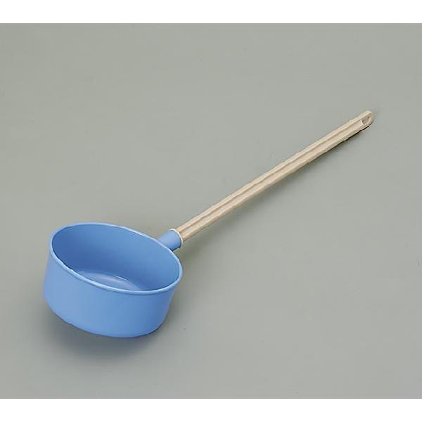 色：ブルー材質：（杓）ポリプロピレン　　　（柄）スチロールサイズ：129×59×485容量：660ml自社(蝶プラ工業)製造直販です♪