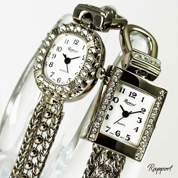 ◆ブレスレットみたいな腕時計<仕様>・サイズ　[丸型] 時計部分 縦 約2.5cm 横 約2.1cm ベルトの長さ 約19.5cm　重さ 約30g　[角型] 時計部分 縦 約2.4cm 横 約2cm ベルトの長さ 約19.5cm...