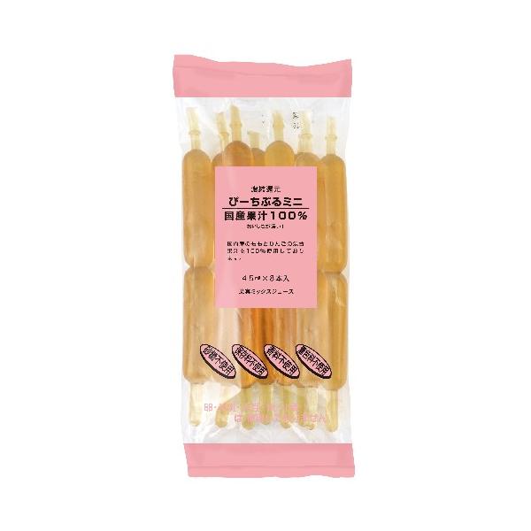 ■商品名：ぴーちぷるミニ■内容量：360ml（45ml×8本）■原材料：もも濃縮果汁（国産）、りんご濃縮果汁（長野・青森・山形・福島県）■開封前賞味期間：製造日より常温で6ヶ月■メーカー：花田食品■商品詳細：国産もも・りんご果汁100%使用...
