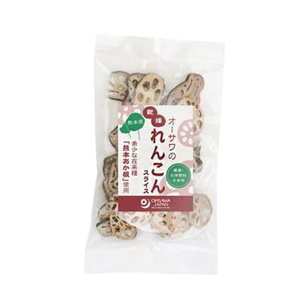 ■商品名：オーサワの乾燥れんこん（スライス）熊本産■メーカー：オーサワジャパン■内容量：30g■原材料：有機れんこん(熊本県)■カロリー（Kcal）：113kcal/袋（30g）■開封前賞味期間：常温で1年■商品詳細：日本古来の在来種「熊本...