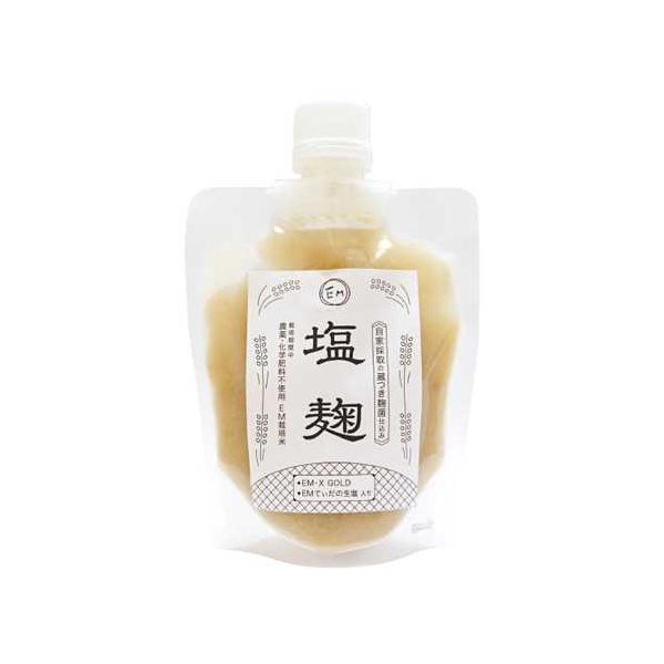 ■商品名：EM塩麹■内容量：150g■原材料：白米（国産）、食塩、微生物培養エキス（EMX GOLD）■メーカー：EM生活■商品詳細：塩麹は、米麹に塩と水を加えて発酵・熟成させて作られる調味料。シンプルな材料だからこそ、原材料のこだわりが味...