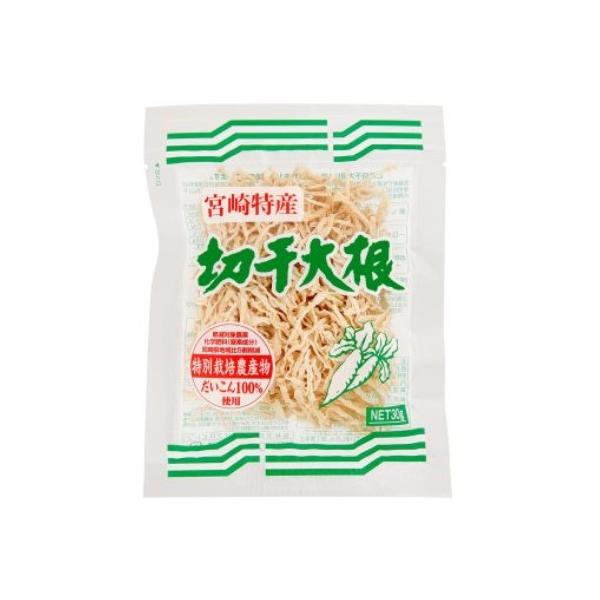 ■商品名：宮崎県産 特別栽培切干大根■内容量：30g■メーカー：角屋米穀■原材料：青首大根（特別栽培農産物）■賞味期限：製造日より180日■商品詳細：宮崎県産大根を、農薬化学肥料を節減した環境で栽培し、天日でじっくり干した特別栽培切干大根で...