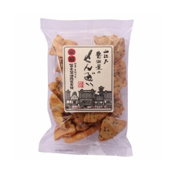 国内産うるち米を原料に、直火でカリッと焼き上げた生地を手割し、金笛丸大豆醤油で作った旨味豊かな醤油ダレで味付けしました。