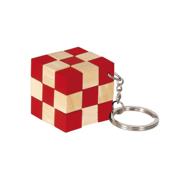 ■商品名：キーホルダーキューブ・レッド （FR7427）■メーカー：フリドリン/Fridolin■輸入元：ドイツ■対象年齢：全年齢対象■サイズ：3.5×3.5×3.5cm■原材料：木製■商品詳細："classical toys"〇フリドリン...