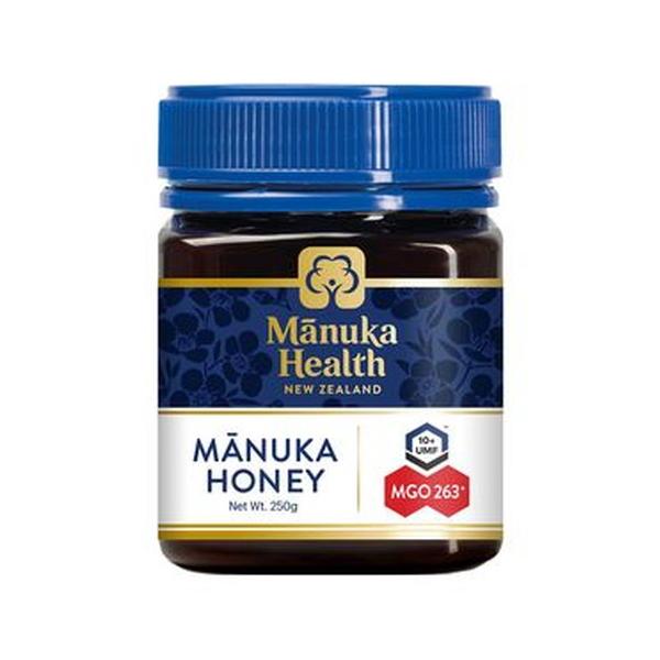 ■商品名：マヌカハニーMGO263／UMF10■内容量：250g■メーカー：富永貿易■賞味期限：4年■原材料：ニュージーランド産はちみつ■商品説明：マヌカハニー特有のクリーミーな味わいで、毎日スプーン1〜2杯を習慣にして頂くことをおすすめし...