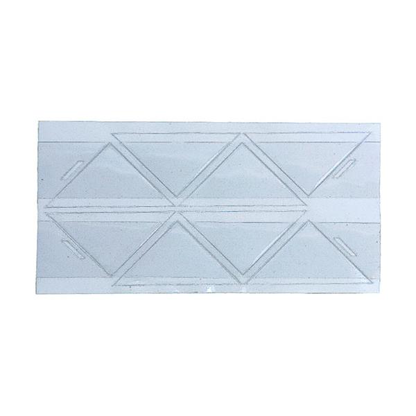 自由に貼れる三角コーナーシール8枚!丈夫なビニール製!