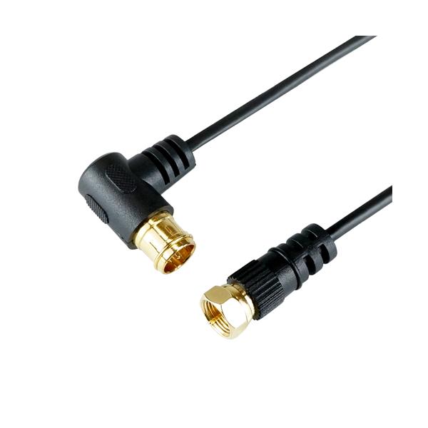 ●ケーブル規格:S-2.5C-FB●コネクタ規格:F型●コネクタ形状:L字差込式-ネジ式(金メッキ仕様)●インピーダンス:75Ω●ケーブル直径:3.5mm●ケーブル長:3m●PE袋パッケージ●保証期間:1年間●生産国:中国