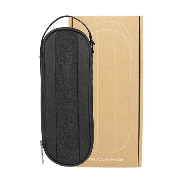 コードやイヤホンをスッキリ収納。POWER PACKERはあなたが集中できるように作業環境を整理してくれるスマートポーチです。