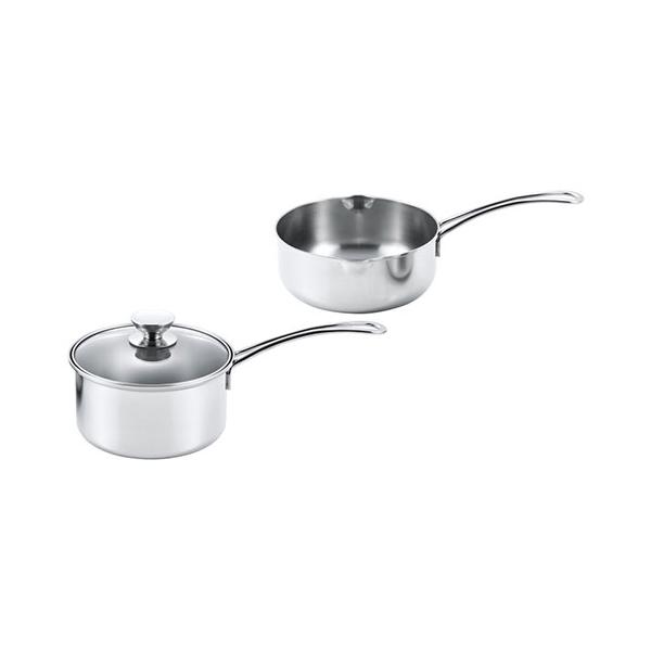 IH対応行平鍋18cm&amp;片手鍋16cm