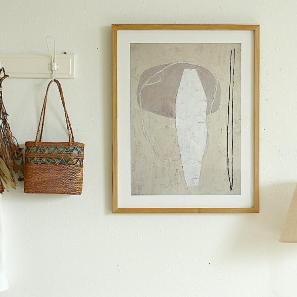 サイズ   幅 58cm × 高さ 74cm（厚み 3cm）素材     天然木、PET樹脂、紙重量     約2.5kg備考     額装込みのお値段です。※ハンドメイドのため、商品により、微妙なサイズ、形状の違いがあります。※フレームは...