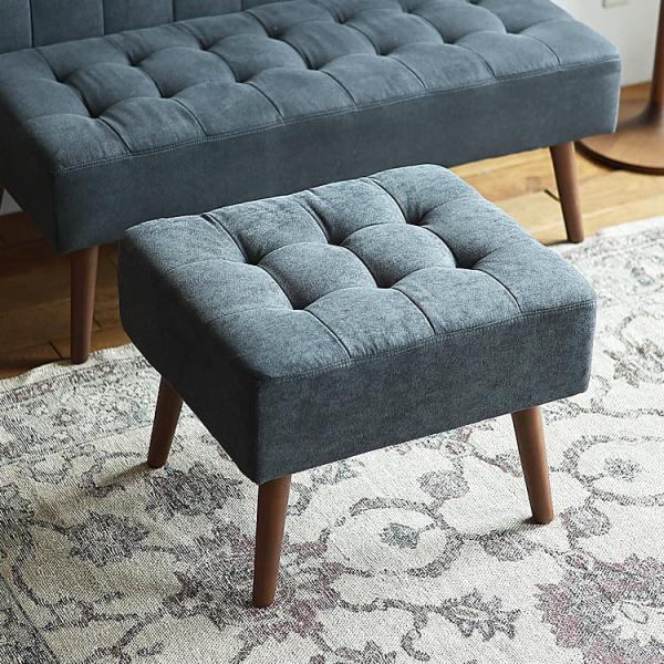 サイズ   本体：幅 56cm × 奥行き 48cm × 高さ 42cm座面：幅 56cm × 奥行き 48cm梱包サイズ      幅 58cm × 奥行き 50cm × 高さ 25cm素材     張地：布 (ポリエステル100％)脚部...