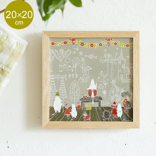 サイズフレーム：幅 22.3cm × 高さ 22.3cm（厚み 2.9cm）ポスター：幅 20cm × 高さ 20cm素材：天然木、PET、紙、MDF重量：約320g備考※額装込みのお値段です。商品番号   KRI5000インテリア 絵 M...