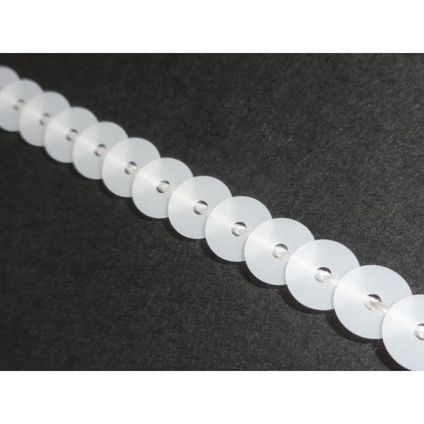 【当日出荷商品】<br>サイズ 幅0.6cm×長さ3ｍ巻き色 白色：ホワイト商品説明 たっぷり3m巻きの白色(ホワイト)のスパンコールテープです。現品処分品のため多少の難が有る場合がございます。※商品紹介動画では手芸用両面テープ...