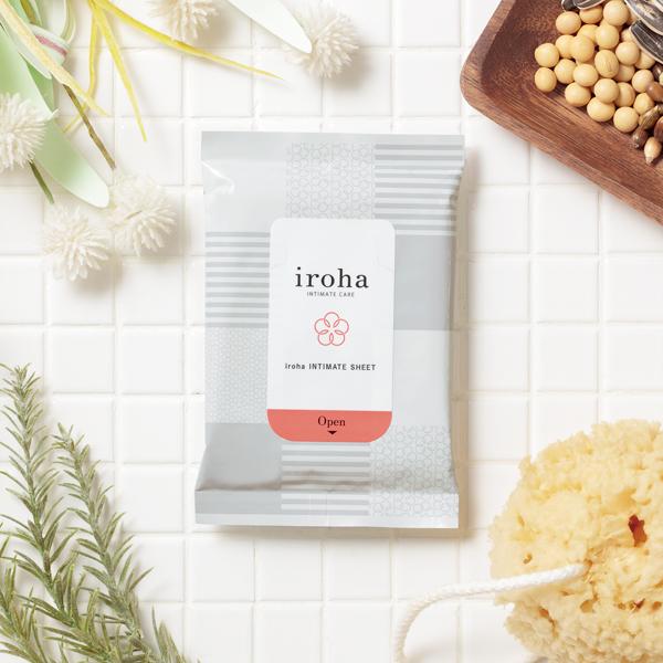 「ｉｒｏｈａ　ＩＮＴＩＭＡＴＥ　ＳＨＥＥＴ」【イロハ　インティメートシート】天然オリエンタルハーブの香り●携帯できるシートタイプで持ち運びに便利外出先で気になった時や、運動後にいつでもケア。デリケートなお肌を優しく拭き取り、ご使用後はそのま...