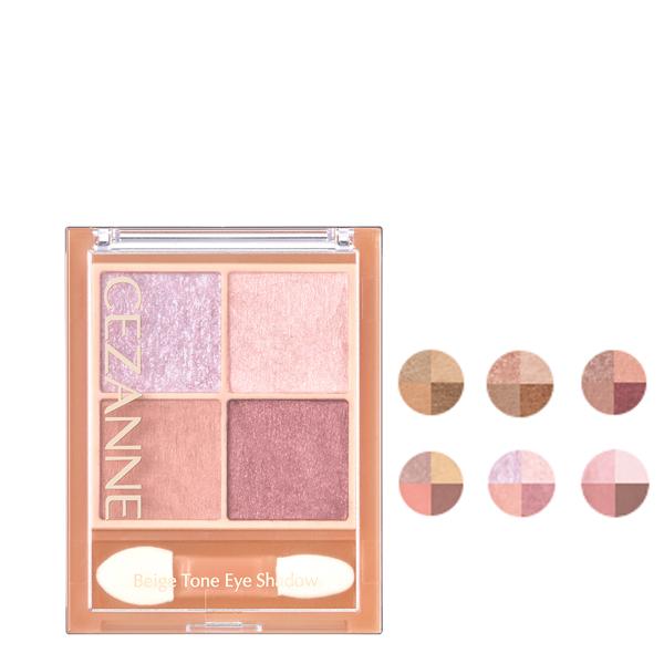 肌馴染み抜群のベージュを基調としたカラー。ラメ・パール・マットの3質感を重ねて、自然にまぶたを強調し奥行のある大きな目元へ。