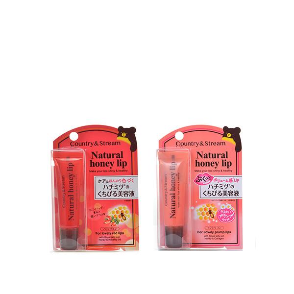 【Ｒ】ケア＆ほんのり色づき。ハチミツ（保湿成分）のくちびる美容液。ハチミツとローズヒップ油の保湿ベールがぷるんと魅力的な唇へと整えます。９６％保湿成分。ベタつかないサラッとしたつけ心地。乾燥によるくすみを色補正。口紅・ティントリップに重ねて...