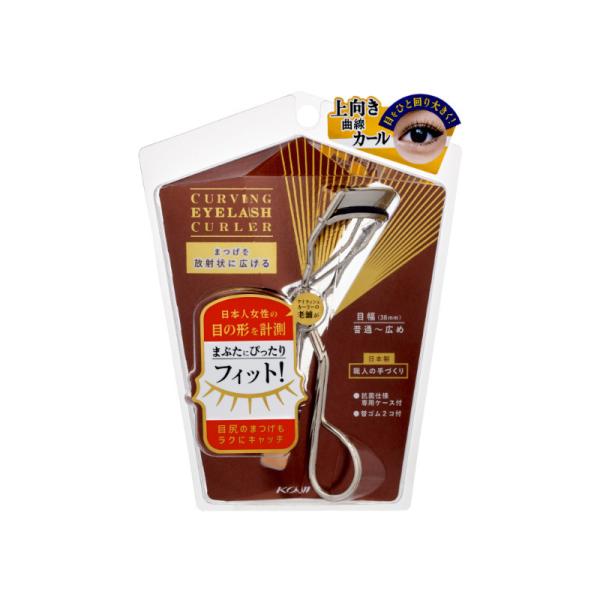 まつげを根元からキャッチし、美しい放射状に広げるアイラッシュカーラー。日本人女性のまぶたのカーブを測定して作られました。●フラットエッジフレームの内側に支柱がないのでまぶたにピタッと密着します。●カービングフレーム目の丸み・目幅・目を開けた...