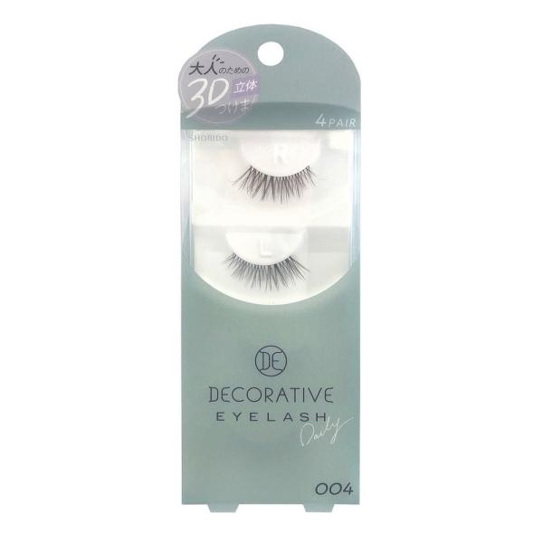 ●1人ひとりの目やメイクにあわせ、さりげなく盛れるなじませつけま完成！ ●3Dつけまで自然な束感を実現。  ●控えめな束感と長さでナチュラルに黒目を強調。 アンバランスで大人かわいい目元へ。 ●1箱4ペア入り