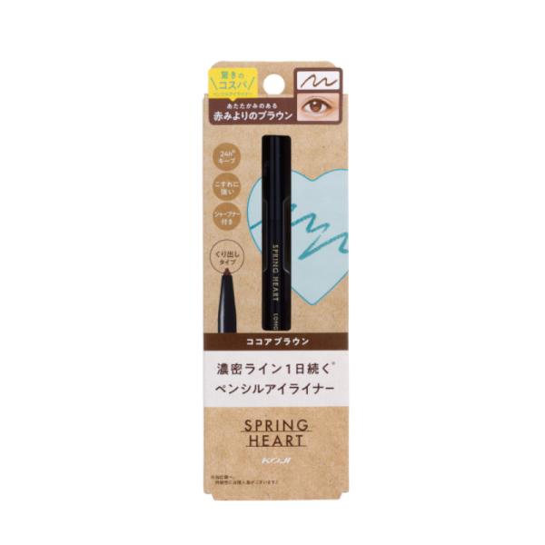 濃密な発色が長時間続く、W（ダブル）プルーフ処方のペンシルアイライナー。●カラー：ココアブラウンあたたかみのある赤みよりのブラウン●落ちにくさ抜群！※　W（ダブル）プルーフ処方（※メーカー比）●やわらか芯がとろけて密着！なめらかな描き心地ま...