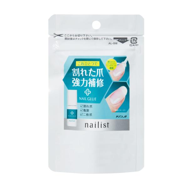 「割れ爪」「亀裂」「二枚爪」に！ワンステップで簡単補修！割れた爪にピンポイントで補修できる強力爪用接着剤●補修したい部分にピンポイントで塗布できる刷毛タイプ●液だれしにくい粘度のあるグルーで補修したい部分の強度をアップ●ネイルカラーやジェル...