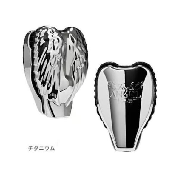 タングルエンジェルプロの、携帯用コンパクトです。表面は硬化クロムメッキ加工が施され、美しいだけでなくとても丈夫です。バッグに入れて持ち運べます。科学的に開発された、熱に強くしなやかなブレード（刃）状のコシのあるピン (Multi-Flex)...