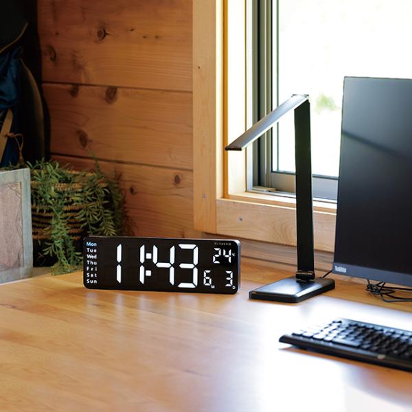 LED CLOCK Rico リコデジタル時計 壁掛け おしゃれ 置き時計 温度 デジタル 時計 リビング オシャレ 見やすい 文字 大きい 壁掛け時計 置時計 日付 ストップウォッチ カウントダウン タイマー大きな文字で見やすい、おしゃれ...