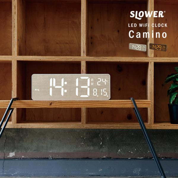 Wi-Fiで時刻を自動修正！大画面で見やすいデジタル時計●Wi-Fiで自動時刻修正従来の電波時計は環境によって電波が受信しにくいことがありました。本製品はWi-Fi（無線LAN）を利用し、時刻やカレンダーを自動で修正。●便利なリモコン操作リ...