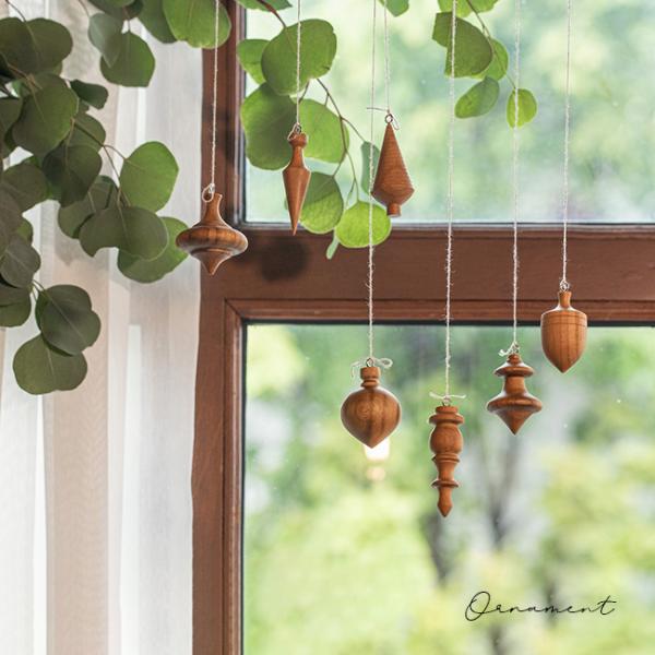 チークのオーナメント 7種クリスマス オーナメント 木製 北欧 クリスマスツリー おしゃれ オシャレ お洒落 モビール 大人 かわいい 可愛い カワイイ ナチュラル インテリア インテリア雑貨 天井 吊るす 木製雑貨 木 雑貨吊るすだけで一...