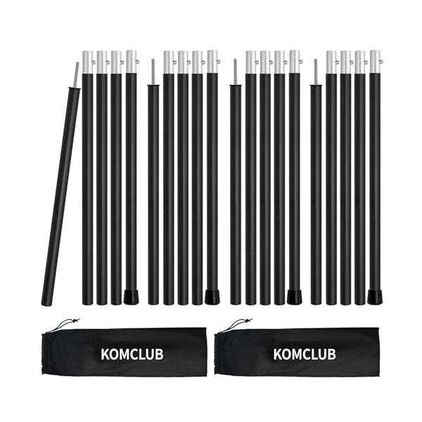 ２本セットブラック/-/-・PackageQuantity:2・パッケージ個数:2・製品仕様サイズ：長さ約40cm*5節、先端ポール長さ約40cm；直径19mm、肉厚1mm；2セット（4本）重量：約1520g（1本あたり380g）。材質：ア...