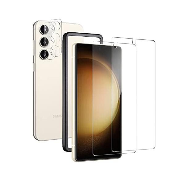 GALAXY S23/-/-・Color:GALAXY S23・パッケージ個数:1・指紋防止 飛散防止GALAXY S23 プロ ガラスフィルムは特殊なコーティング加工を施しましたので油や指紋など付いても軽く拭けば汚れはすぐに落ちます。保護...