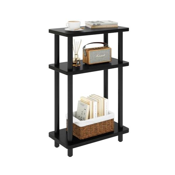 ブラック/40x18x62cm/-・Color:ブラックSize:40x18x62cm・ミニサイトテーブル一人暮らしでも使いやすい省スペースデスクに。どこでも置けちゃうかわいいサイズ感で、小物を並べたり飲み物を置くのにとっても便利。シンプル...