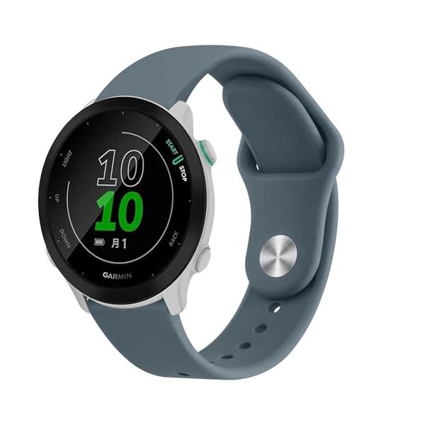 カジュアルグレーブルー/-/-・Color:グレーブルー・?複数機種に対応：Garmin ForeAthlete 55 / ForeAthlete 245/245M / ForeAthlete 645/645M / Garmin Venu ...