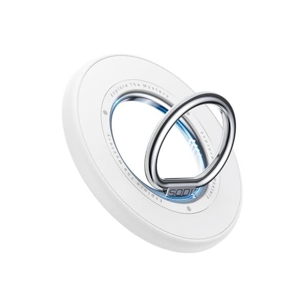 ホワイト/-/BM-352・Model:BM-352・?両面マグネット式従来の片面磁石と比べて、両面磁力なので、スマホをMagSafe式車載ホルダー、冷蔵庫、テーブル、洗濯機、ジム設備、更に車体などあらゆる磁性物に取り付けます。非磁性物には...