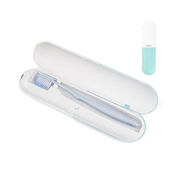 ミント/-/YY-XDQ-0387-GN・Color:ミント・パッケージ個数:1・3分間で99.9%除菌＆もっと清潔に??UV-C LEDを採用、除菌に適した波長で3分間効率よく除菌できて、衛生的に歯ブラシを管理することができます。??歯ブ...