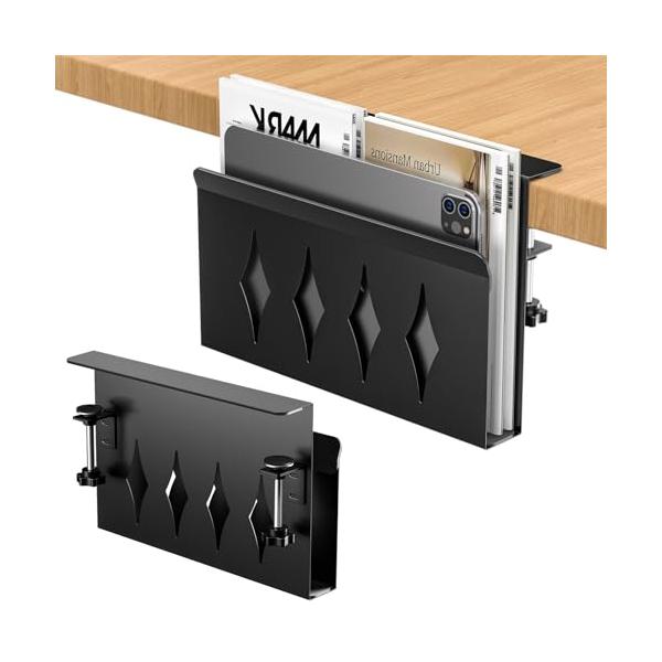 モダンブラック/デザインA/JP-HJD-0021・Size:デザインAColor:ブラック・商品仕様サイズ：30*20*8.4cm。重量：1.1kg。材質：鉄。耐荷重：約5KG。・省スペース・放熱デザインデスク横に後付けができ、ノートパソ...