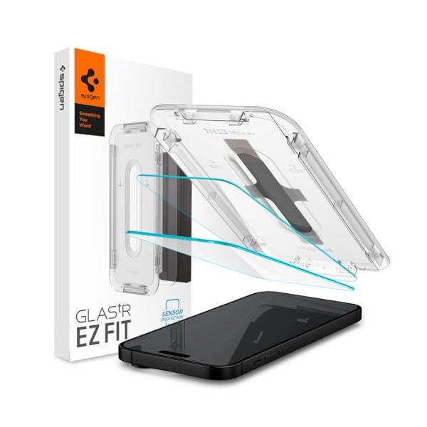 クリスタルクリア/iPhone 16e/iPhone14/13/13Pro/AGL03386・パッケージ個数:1・[初心者でも貼れる貼り付けキット]後面フィルムを剥がしてから貼り付けトレイと画面が平行になるように装着し、矢印に従ってフィルム...