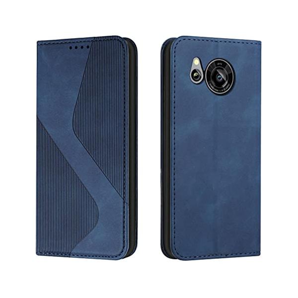 手帳型ブルー/AQUOS sense7/-・Size:AQUOS sense7Color:ブルー・対応機種：AQUOS Sense 7 (docomo SH-53C / AU SHG10) 通用携帯ケース。・ケースに横置きスタンド機能が付い...