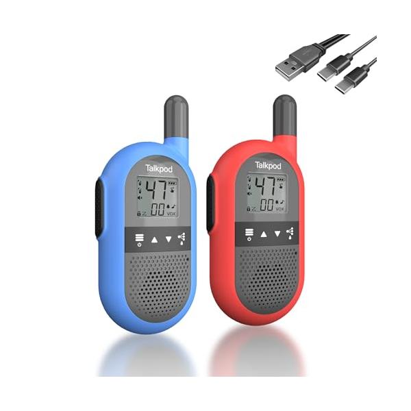 レッド+ブルー/-/SLT1・Color:レッド+ブルー・パッケージ個数:1・アテンション：免許・資格不要で使用できる、特定小電力トランシーバー2台セットです、アウトドアや携帯電話が圏外の場所などで活躍します。リチウム電池内蔵。本体の他、U...