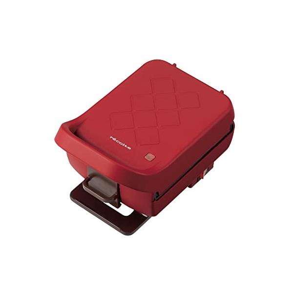 マットレッド/本体：(約)幅13×奥行21×高さ12cm/RPS-2・Color:マットレッド・パッケージ個数:1・?分厚いホットサンドができる［プラッド］はプレートが深いので具材がたっぷり挟め、ボリューミーなホットサンドが作れます。ハンド...