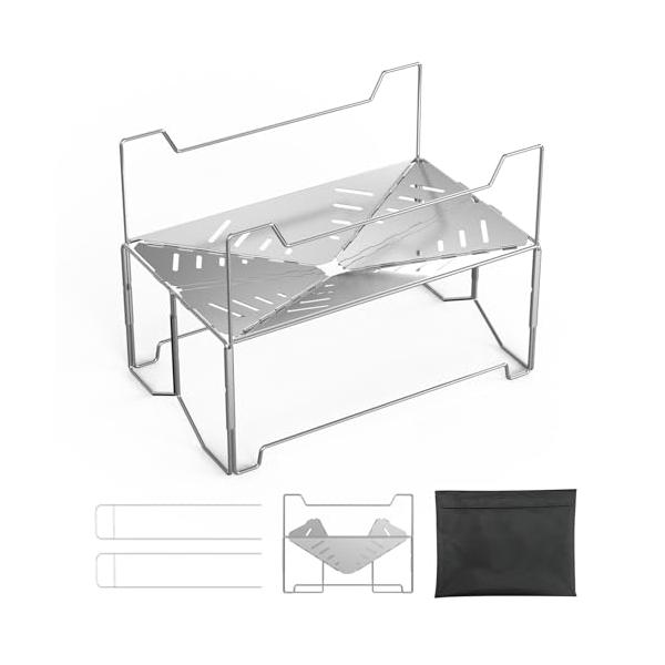 -/-/BaTaRaN・Model:BaTaRaN・オールインワンの調理体験ロストルの微調整で多彩な調理が。焚き火、バーベキュー、煮物、焼き串など、1台でさまざまな調理方法に対応。コンパクトながら多機能で、アウトドアシーンでの使い勝手が抜群...