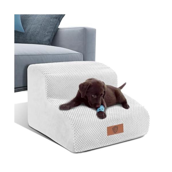 ホワイト/-/FSPSDS00064LR・Color:ホワイトPatternName:2段・パッケージ個数:1・小型犬・老犬介護：体の小さい小型犬、足腰が悪くジャンプできない老犬、こちらのステップを使えば高所に登れます。ソファーやベット、机...