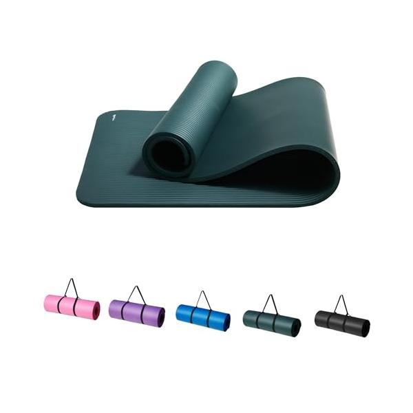 シアン/1個 (x 1)/YM2001・Color:シアン・パッケージ個数:1・素材NBR (ニトリルブタジエンゴム)。軽量で丈夫な耐久性のあるフォームで作られています。・厚さ 12mmクッション性のある極厚マットです。・キャリーストラップ...